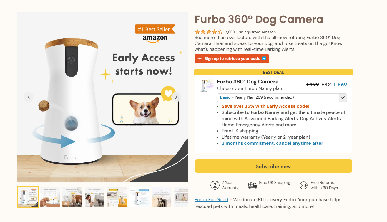 Furbo Dog Camera – Your Dog’s Best Home Companion – Stylevibe